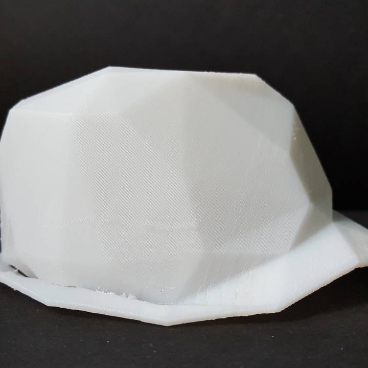 3D Printable Low poly hat by Khaled Alkayed