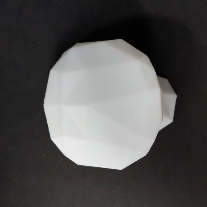 3D Printable Low poly police hat by Khaled Alkayed