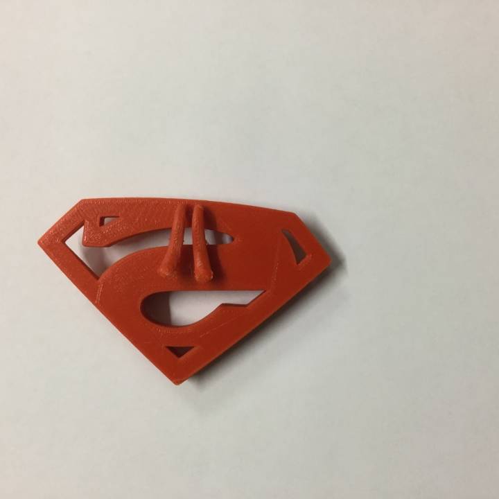 3D Printable Superman Bow by Khaled Alkayed
