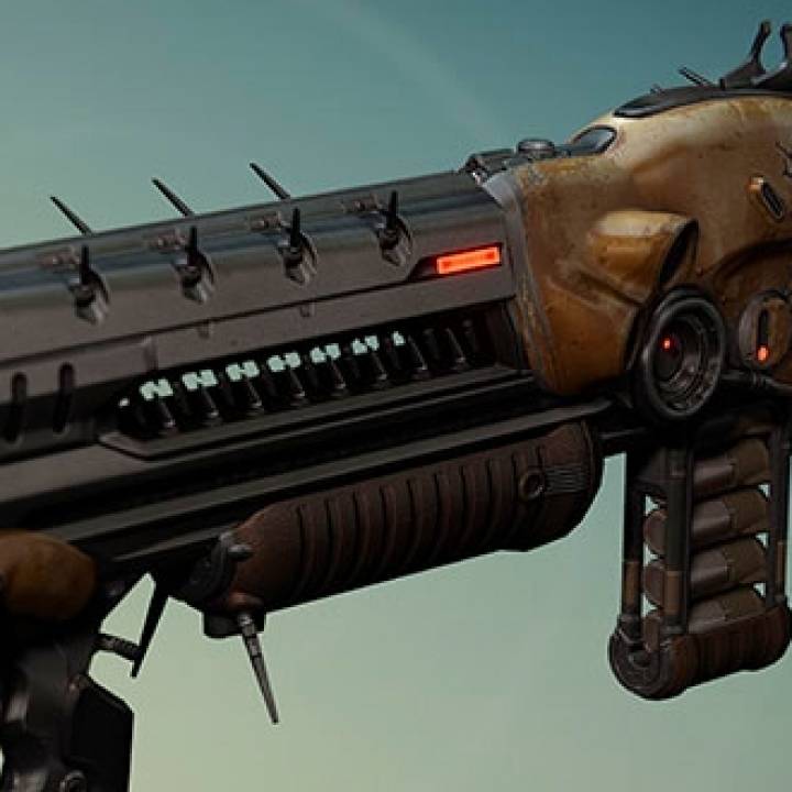 3D Printable lord of wolves shotgun exotic by wedge