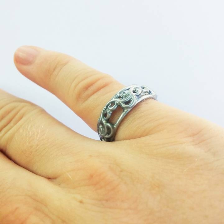 3D Printable Ring number 5 by Fara hara