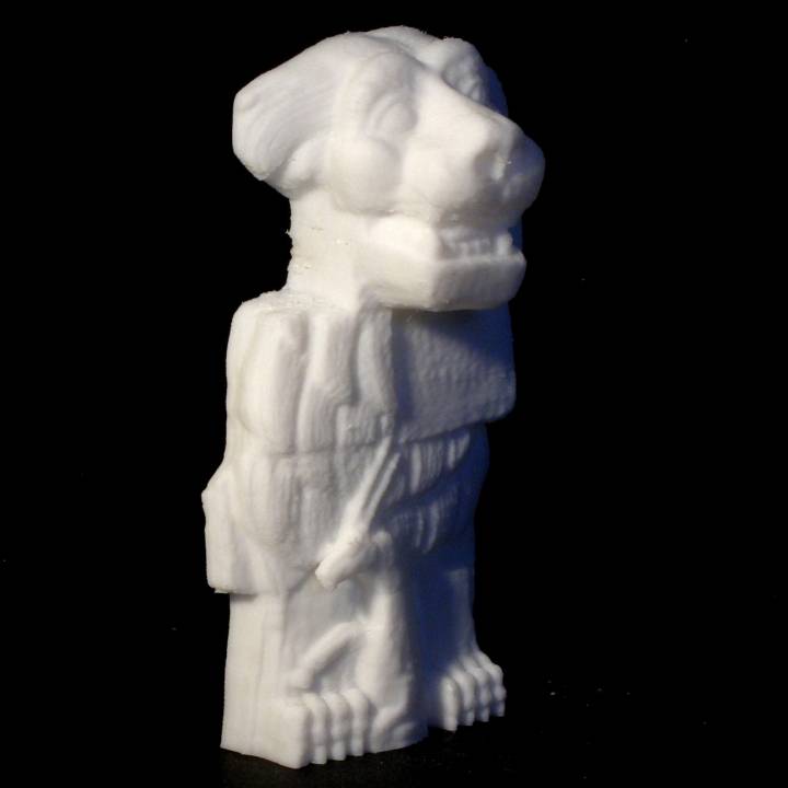 3D Printable Lion of Al-lāt by Institute of Digital Archaeology