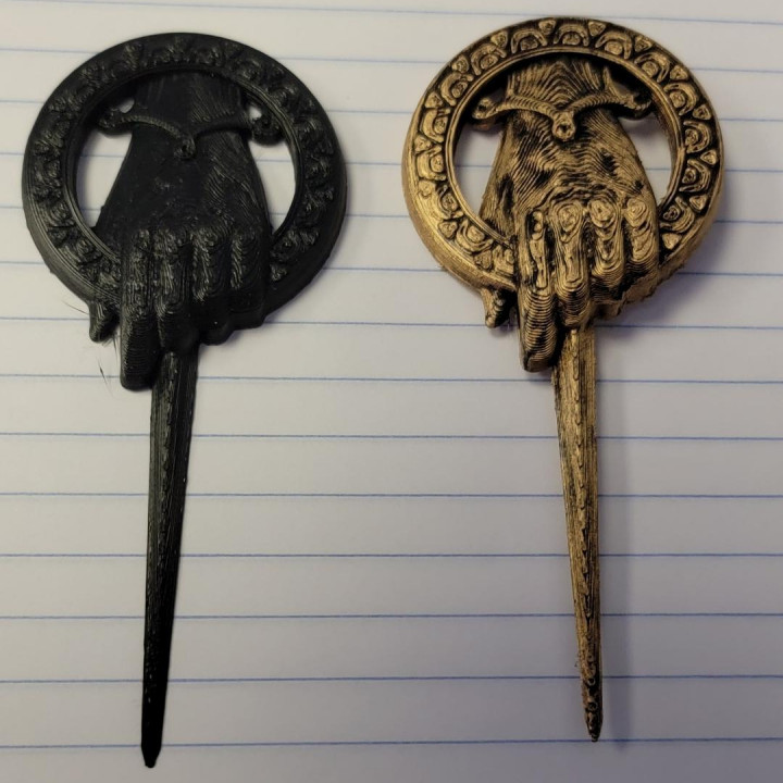 3D Print of Hand of the King (Game of Thrones) by gunsgolfandgadgetsguy
