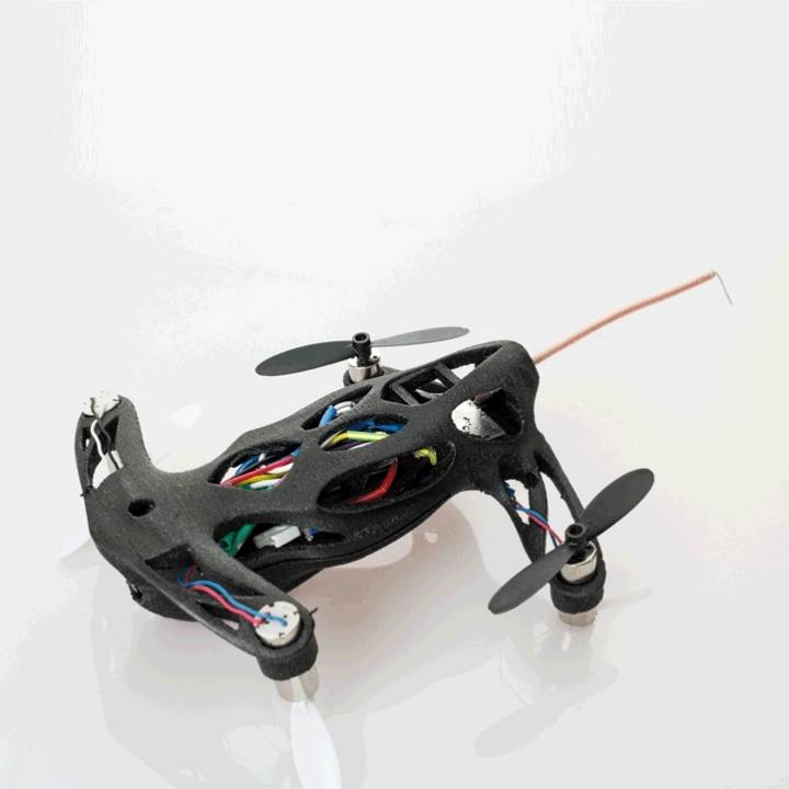3D Printable Fiber Fighter - Micro FPV Racing Quadcopter Drone by Ben ...