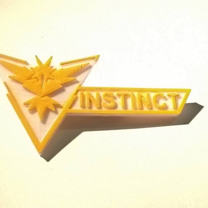 3D Printable Team Instinct Name Badge by Jack Llewellyn Lloyd