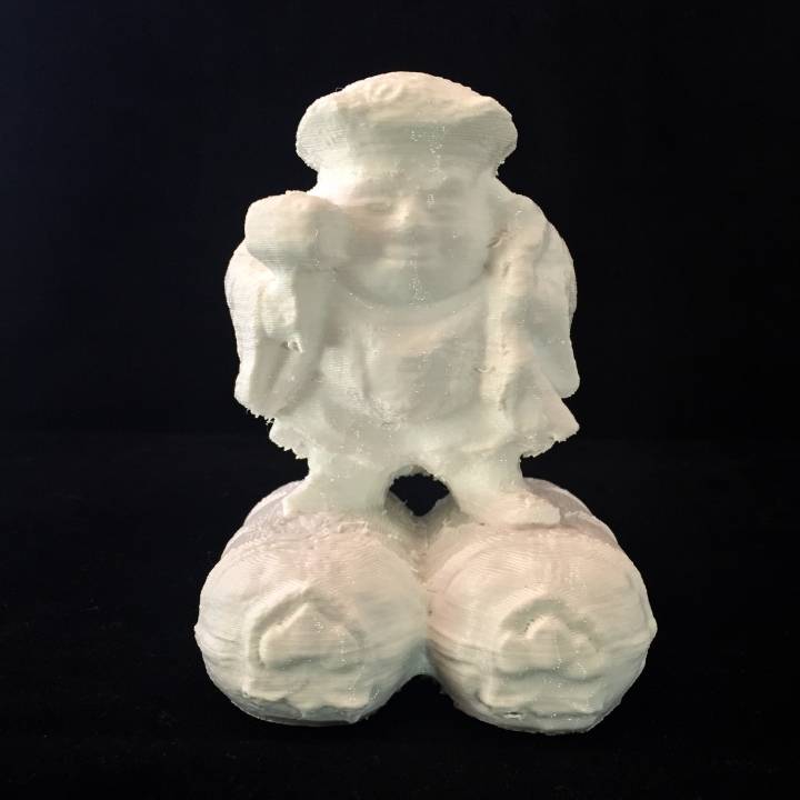 3D Printable Statue of the lucky god Daikokuten at The British Museum ...