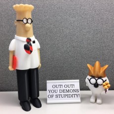 3D Printable Dilbert by Steve Solomon