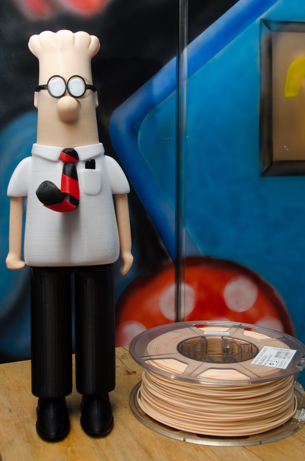 3D Printable Dilbert by Steve Solomon