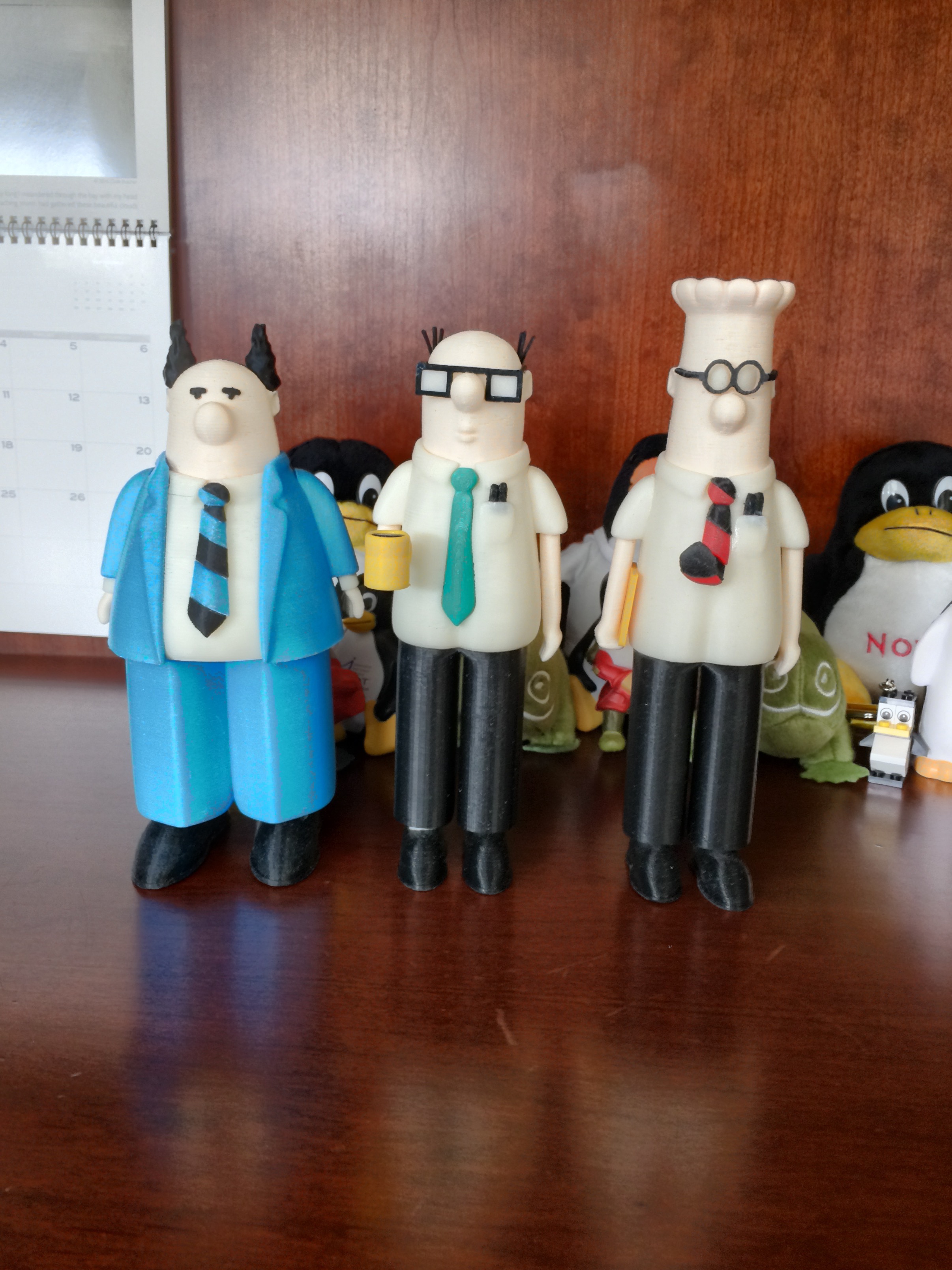 3D Printable Dilbert by Steve Solomon