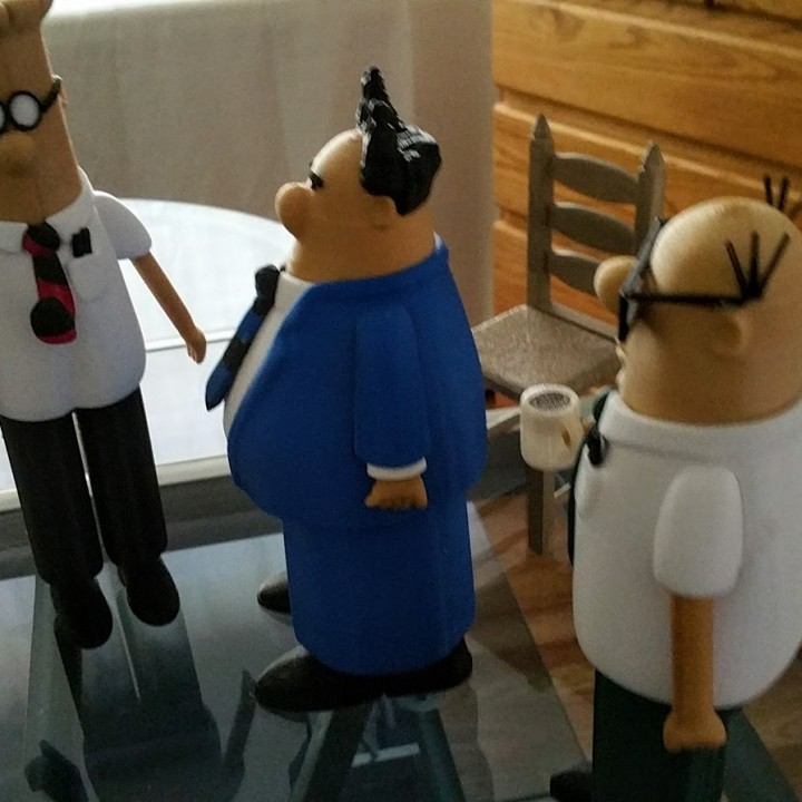 3D Print of Dilbert by hanshadow