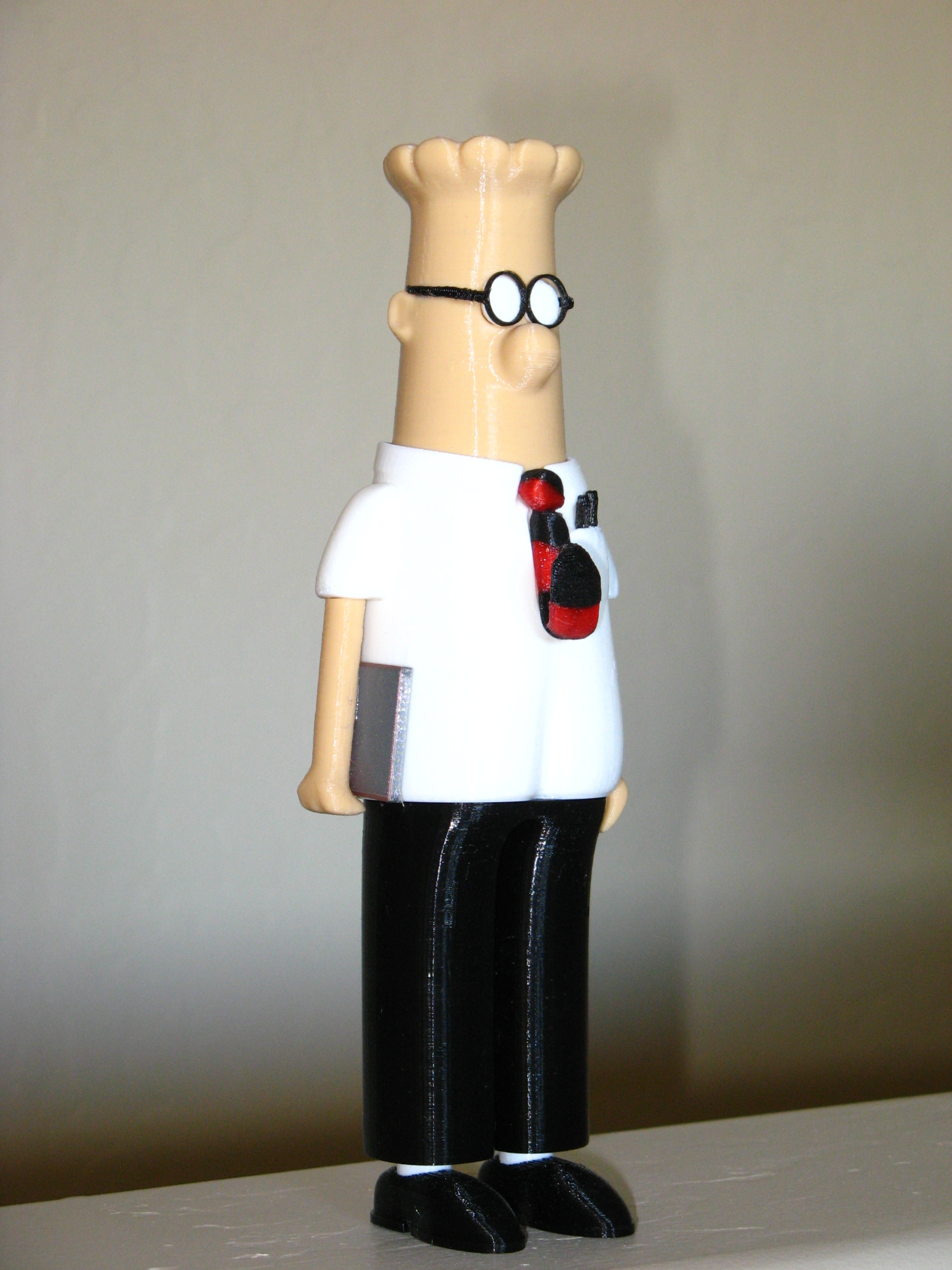 3D Printable Dilbert by Steve Solomon