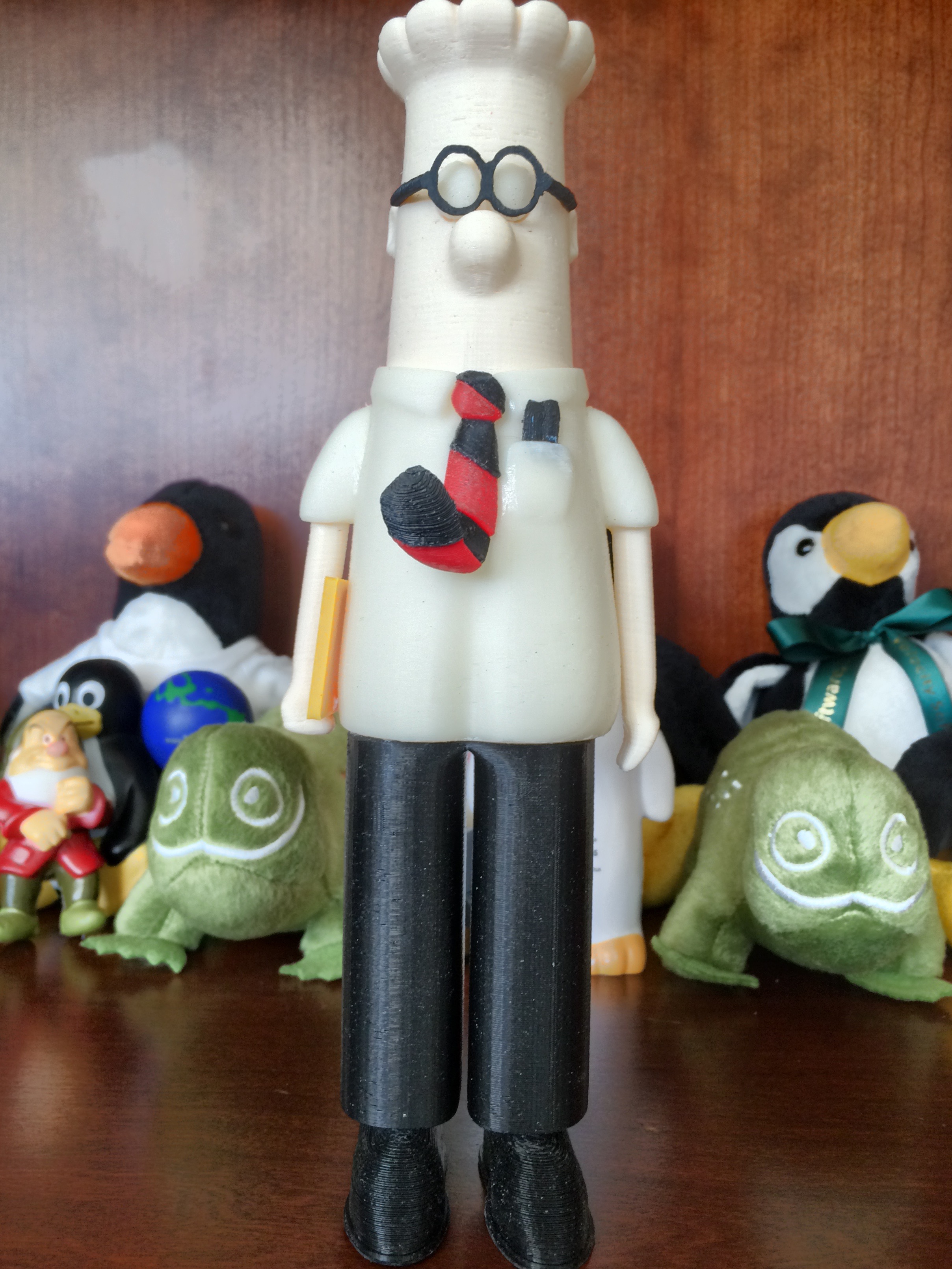 3D Printable Dilbert by Steve Solomon