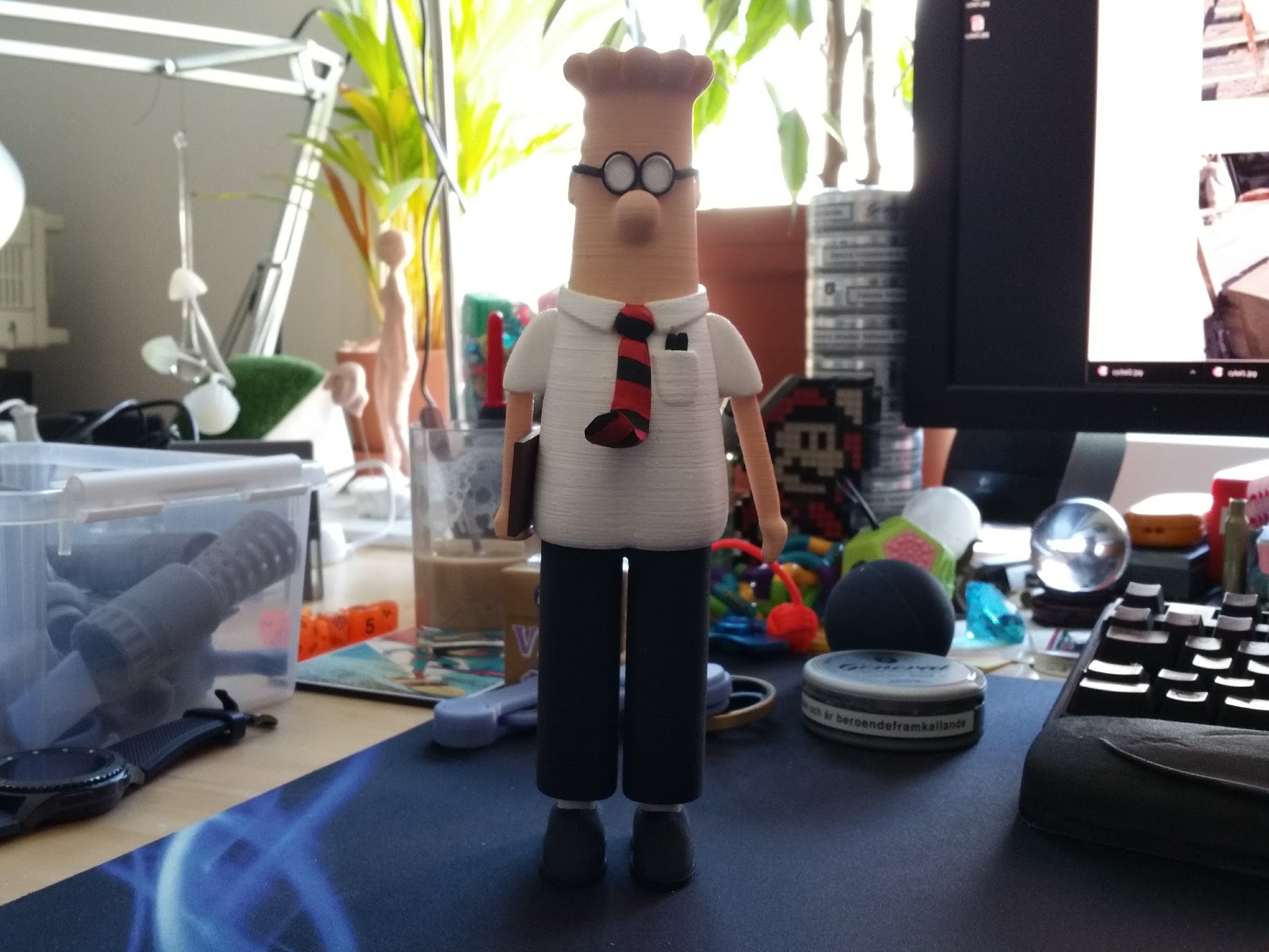 3D Printable Dilbert by Steve Solomon