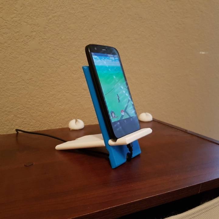3D Printable Pokemon Go Phone Stand/Dock by John Bishop