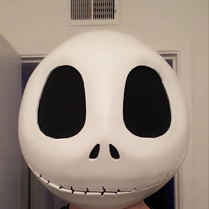 Jack Skellington Head - Free 3D Print Model