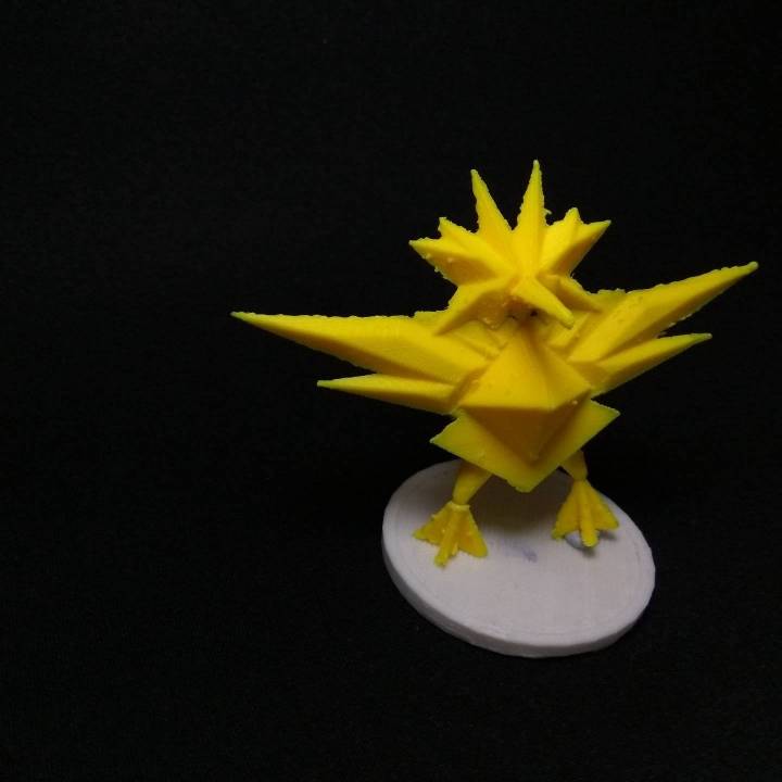 3D Printable Zapdos by Anna Ond