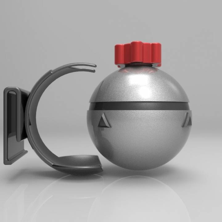 3D Printable Old Pokeball by Felipe aguirre