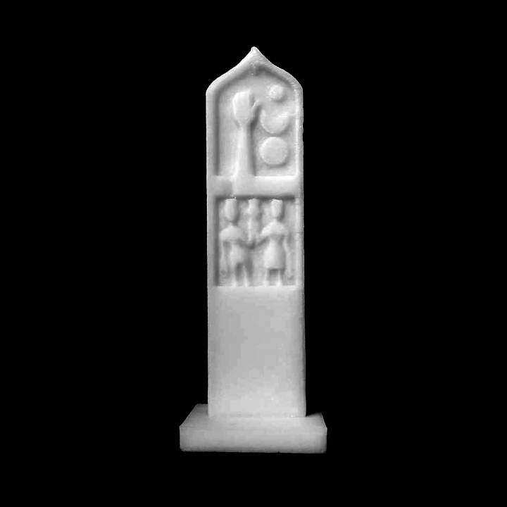 3D Printable Stele at The British Museum, London by Scan The World