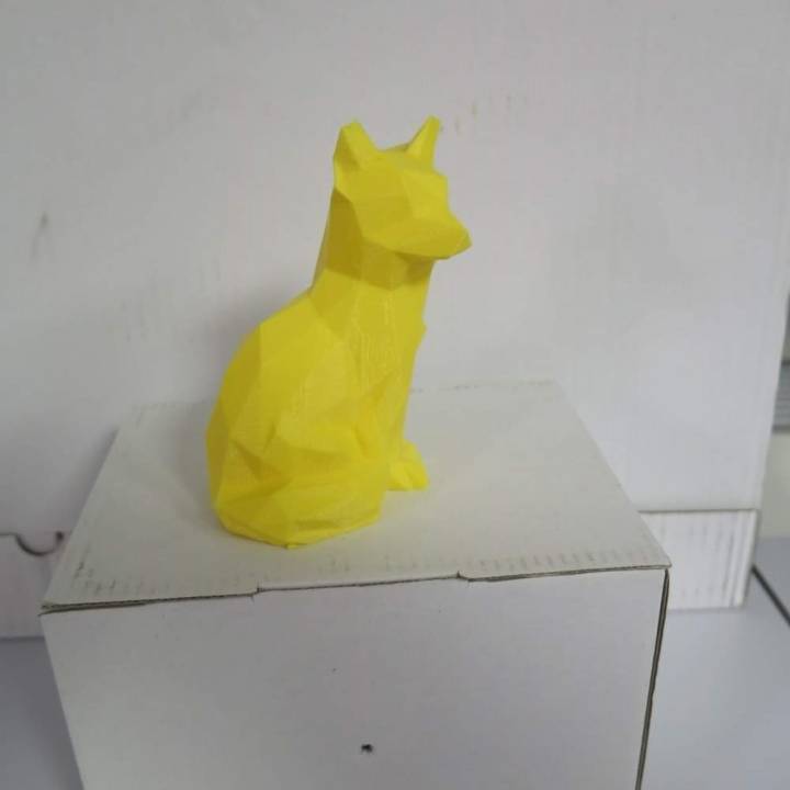 3D Printable Low Poly Fox by Steve Dakh
