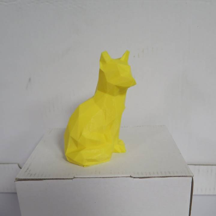 3D Printable Low Poly Fox by Steve Dakh