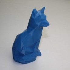 3D Printable Low Poly Fox by Steve Dakh
