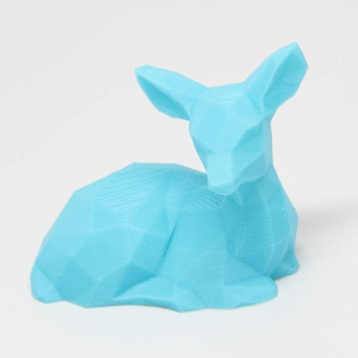 3D Printable Low Poly Fawn by Steve Dakh