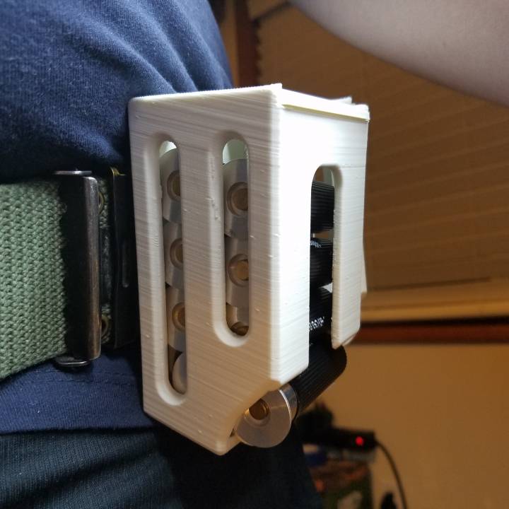 3D Printable Eight pack Shell pack: airsoft shotgun shell caddy by ...