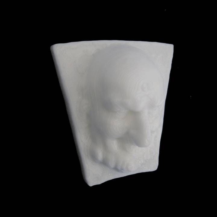 3D Printable Keystone from a house at The Islington Museum, London by ...