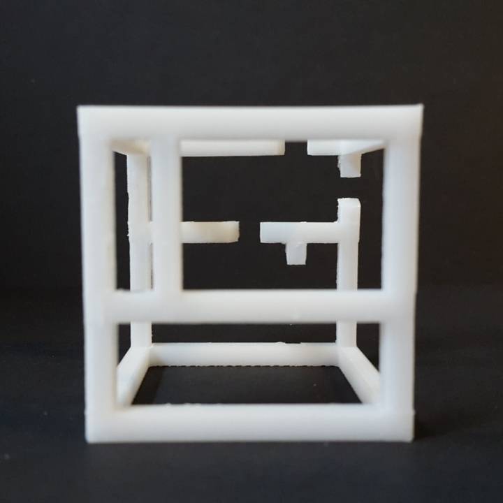 3D Printable Impossible Cube 4 by Christoph