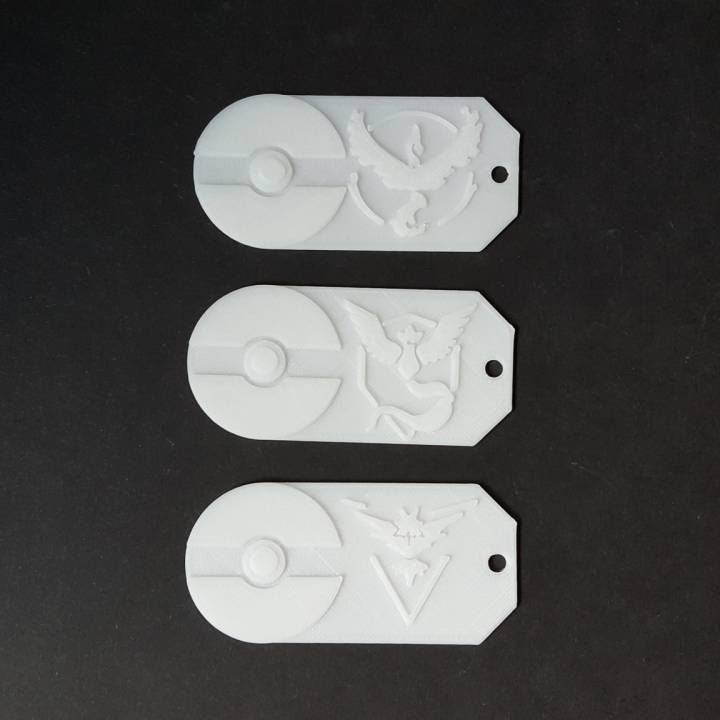 3D Printable Pokemon Go Keychains by Devin Gentner
