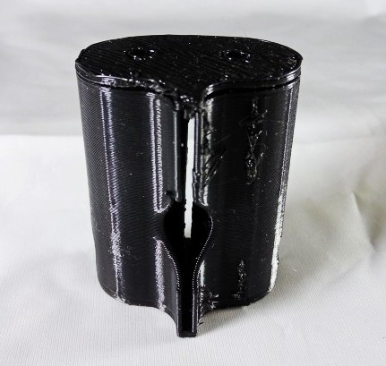 3D Printable Business Card Embosser Roller by Paul Myers