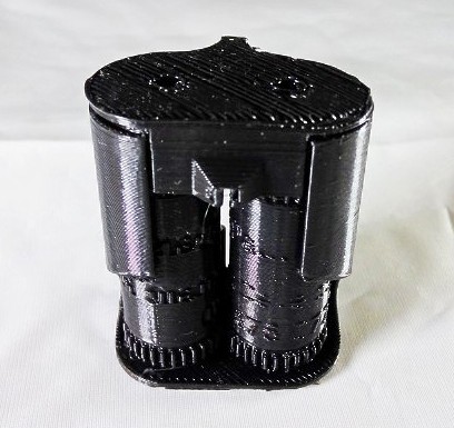 3D Printable Business Card Embosser Roller by Paul Myers
