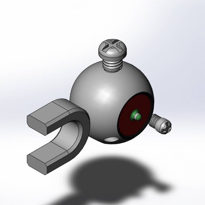 3D Printable Magnemite/Magneton Pokemon Magnet Model by Kwok H Wan