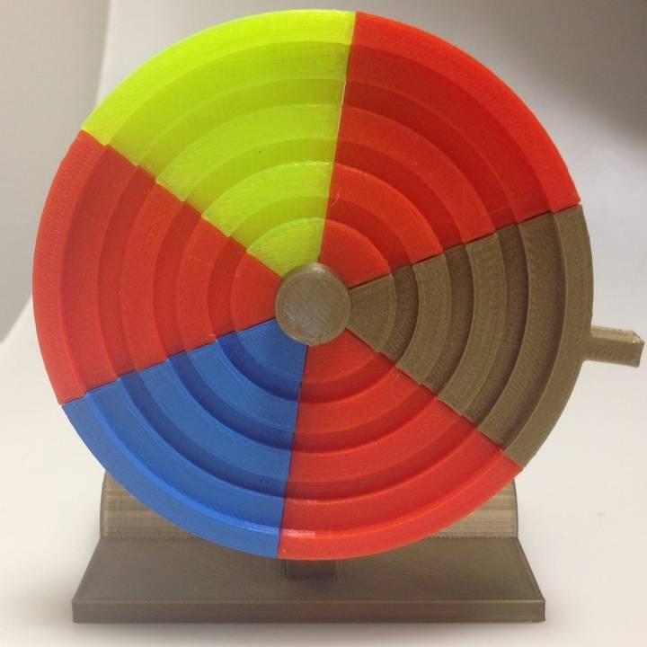 3D Printable Spinning Wheel by Emma Bucknell