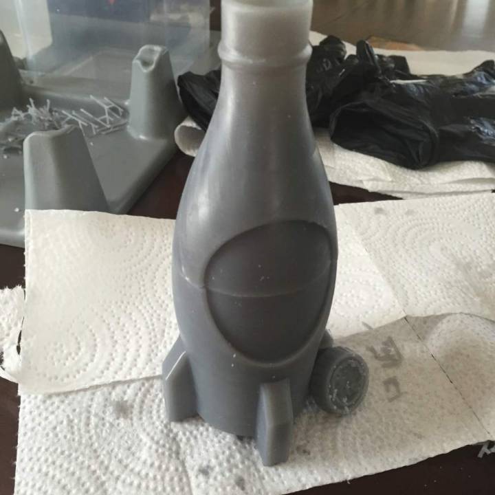 3D Printable Fallout NukaCola Bottle by Decked Out Publishing