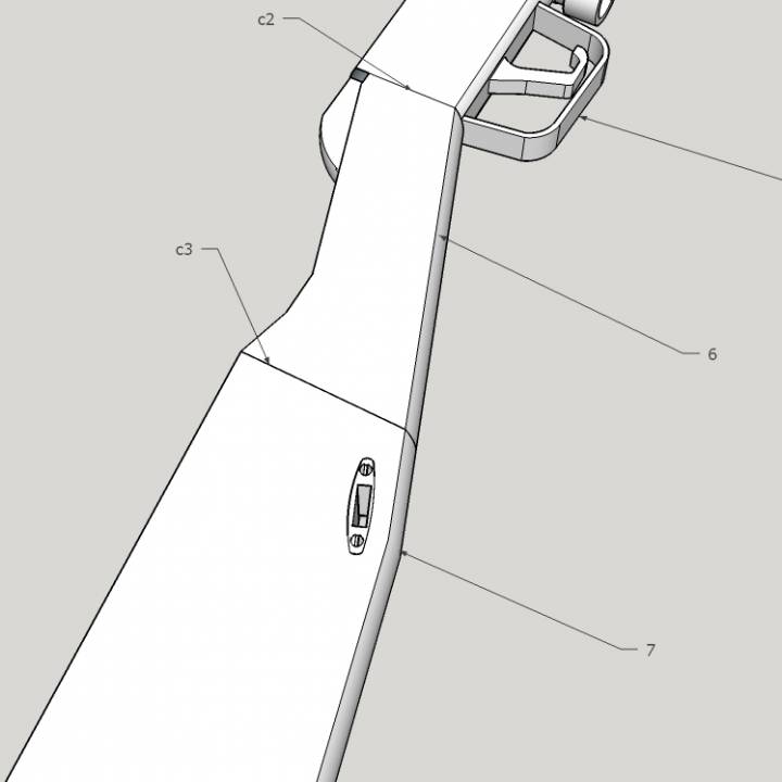 3D Printable ROKS-3 flamethrower by the beard jbelux