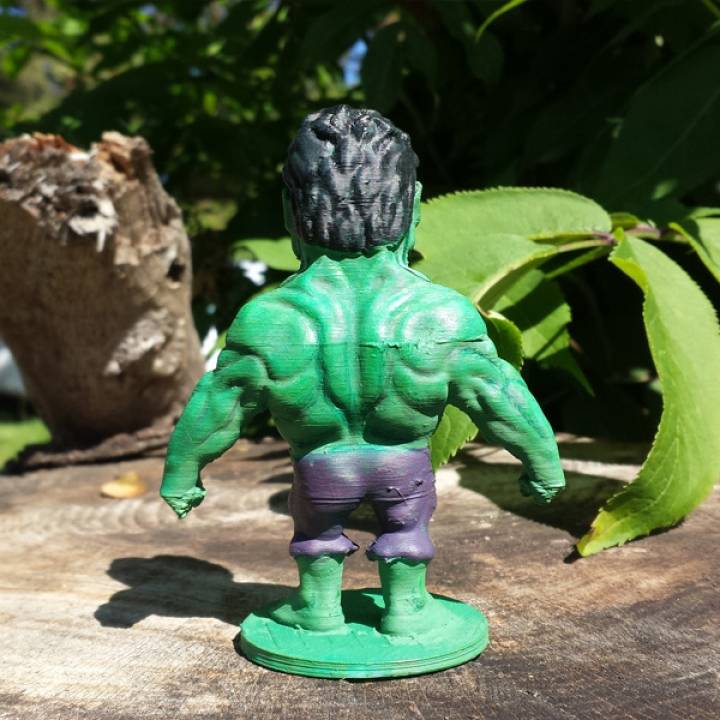 3D Printable Chibi Hulk by Tanya Wiesner