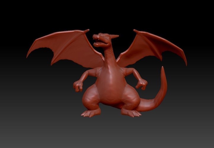 3D Printable Charizard - Pokemon by Carmelo Nazario