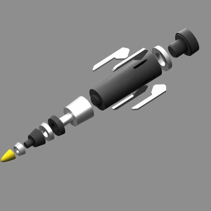 3D Printable Starwars Battlefront ION TORPEDO by Martin Moore