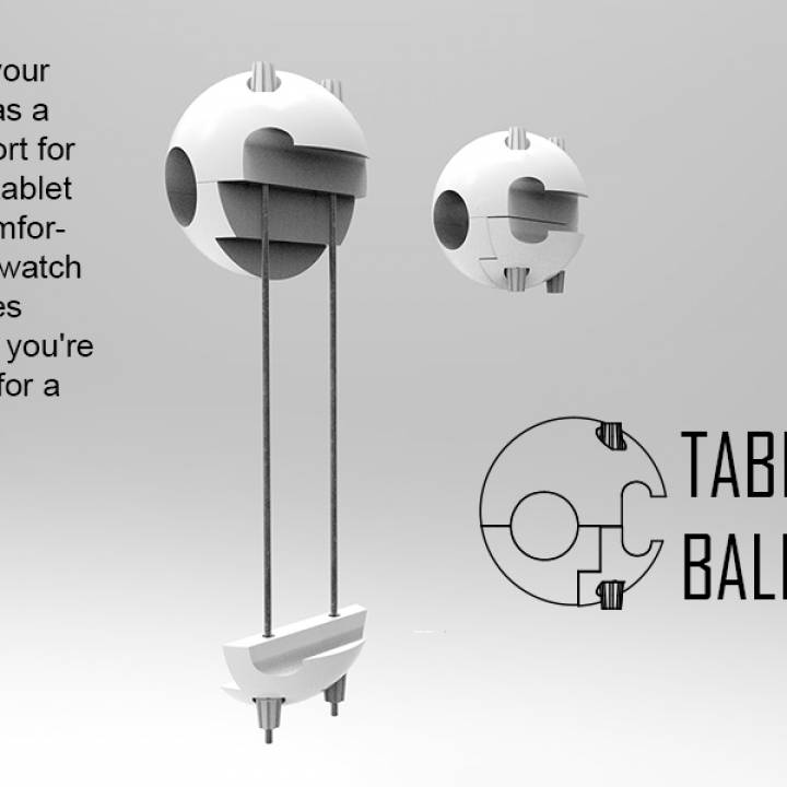 3D Printable TABLET BALL by LA