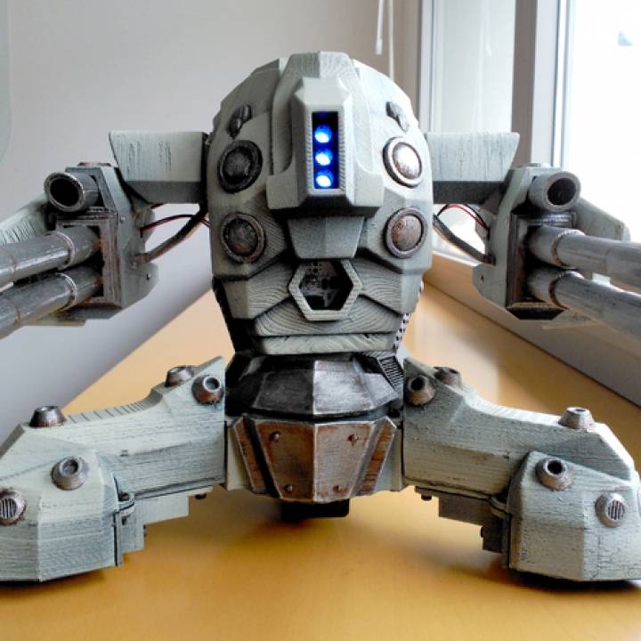 3D Printable HammerHead Combat Robot by BQ 3D