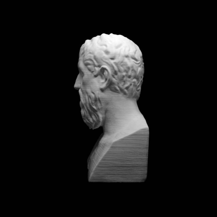 3D Printable Herm of Plato at The Faculty of Classics, Cambridge by ...