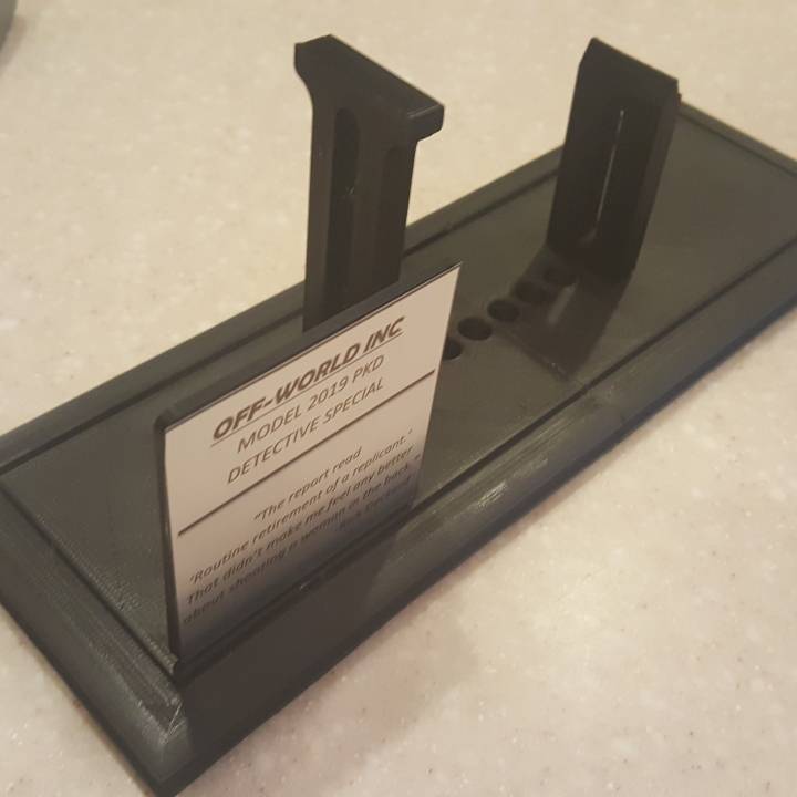 3D Printable Display Stand for THAT Gun by J Patrick Payne