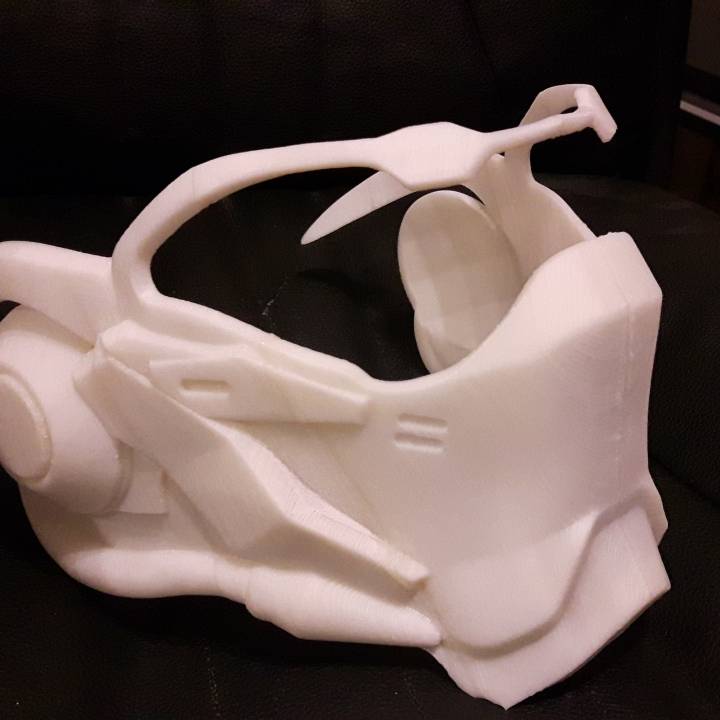 3D Printable Soldier: 76 Visor/Mask by Mark S