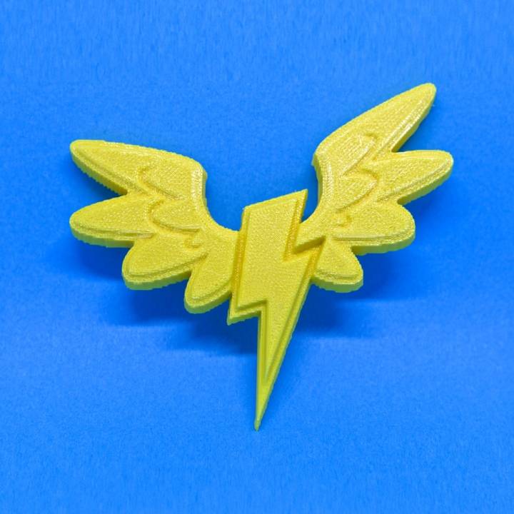 3D Printable Wonderbolts Insignia by Purple Palette