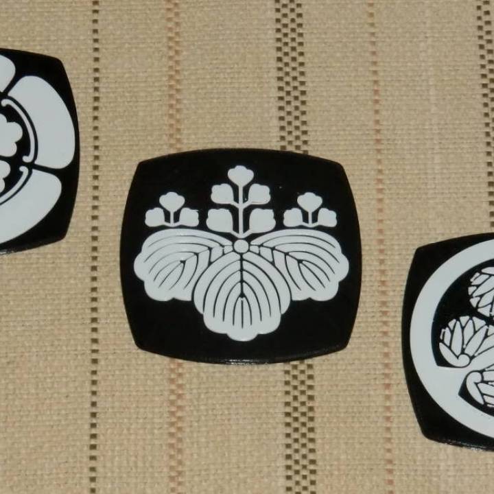 3D Printable The Kamon-coasters 1 by Tadashi Hattori