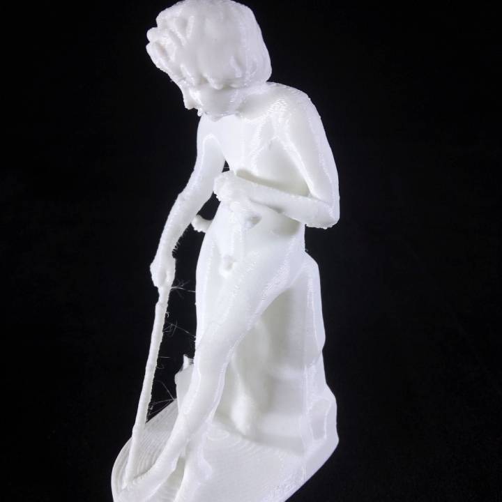 3D Printable Giotto Drawing in the Sand at The Musée des Beaux-Arts ...