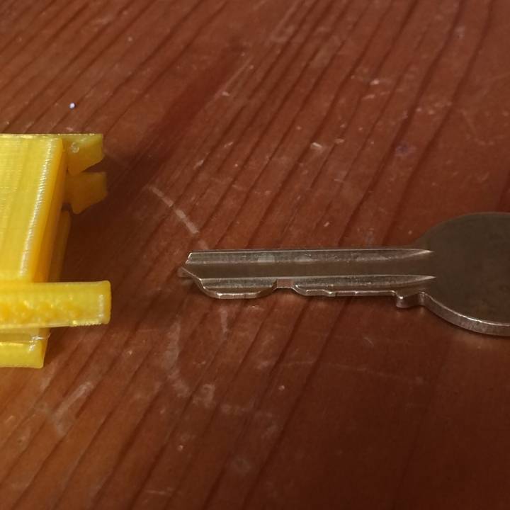 3D Printable Key Block for the Blind by Henry Barnard