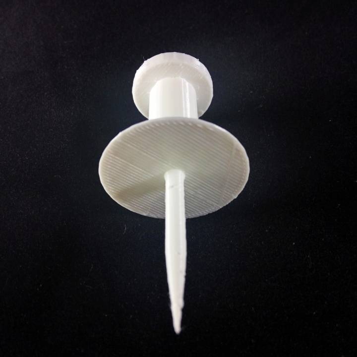 3D Printable Thumbtack by Parker Davis
