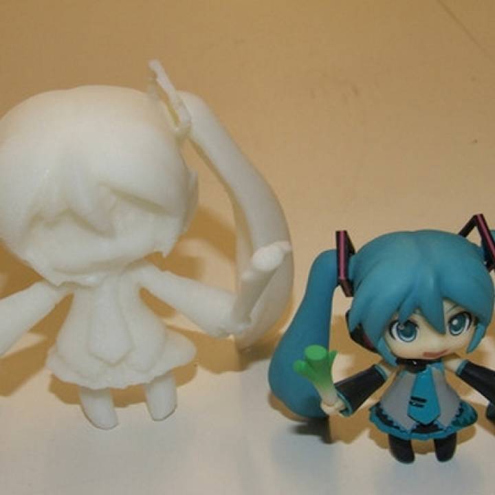 3D Printable Hatsune Miku by 白梦幻夜